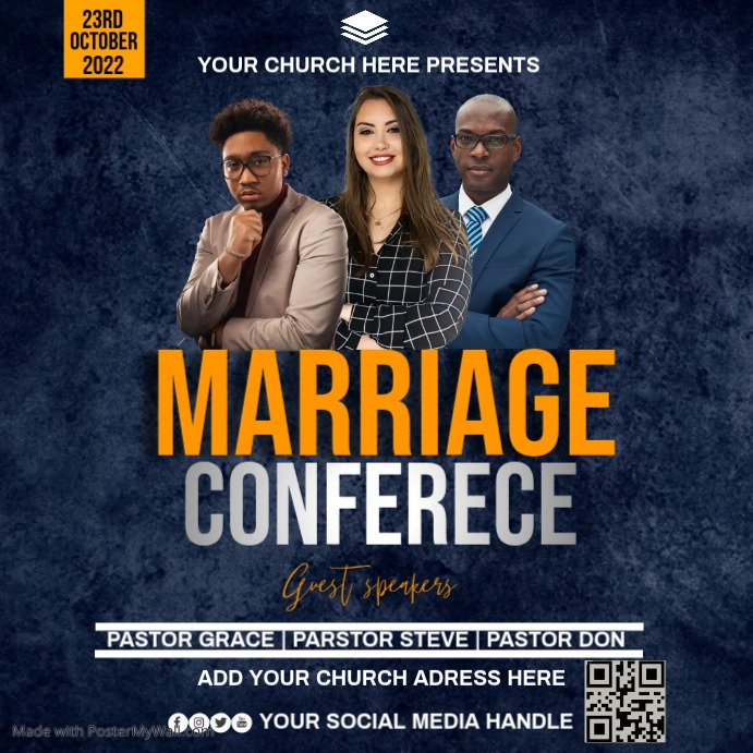 marriage conference Template | PosterMyWall