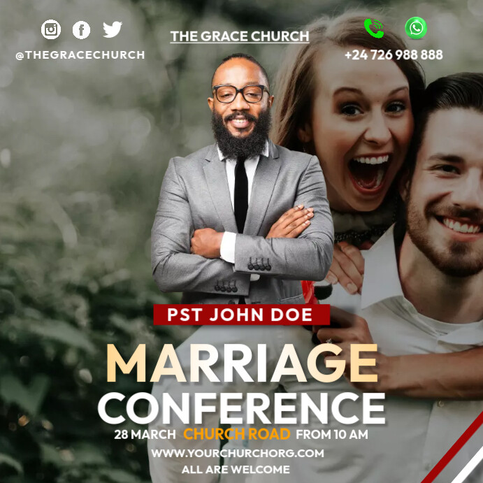 marriage conference Template | PosterMyWall