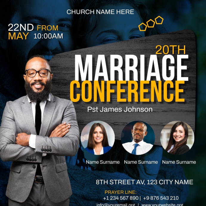 marriage conference Template | PosterMyWall