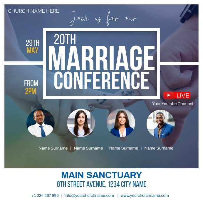 marriage conference Template | PosterMyWall
