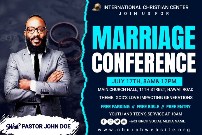 marriage conference Template | PosterMyWall
