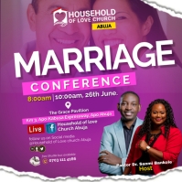 Marriage Conference event flyer template | PosterMyWall