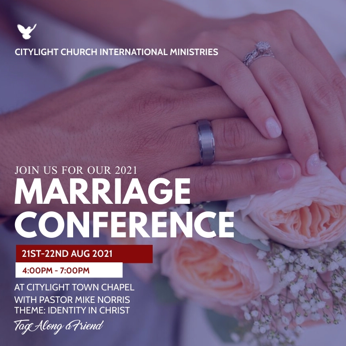Copy of marriage conference flyer design | PosterMyWall