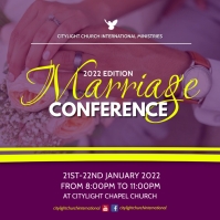 marriage conference flyer template | PosterMyWall