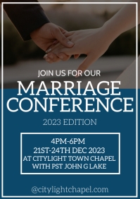 marriage conference flyer template | PosterMyWall