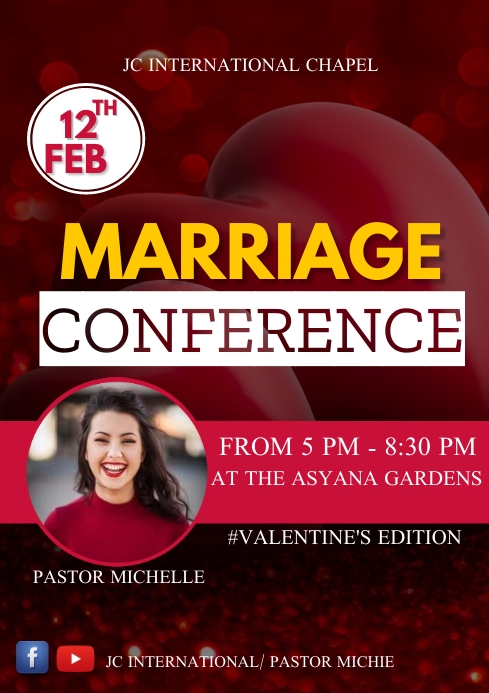 Copy of marriage conference flyer template | PosterMyWall