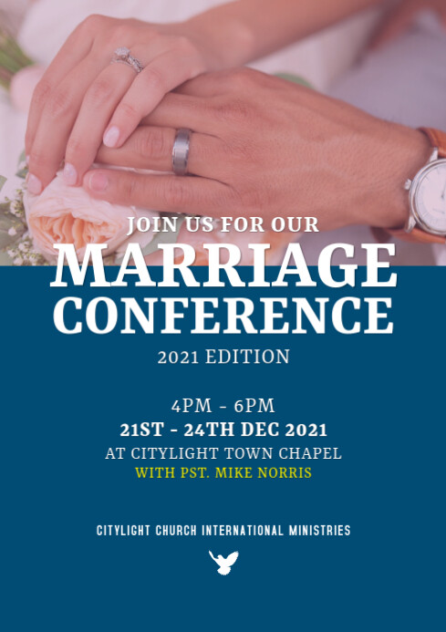 marriage conference poster design Template | PosterMyWall