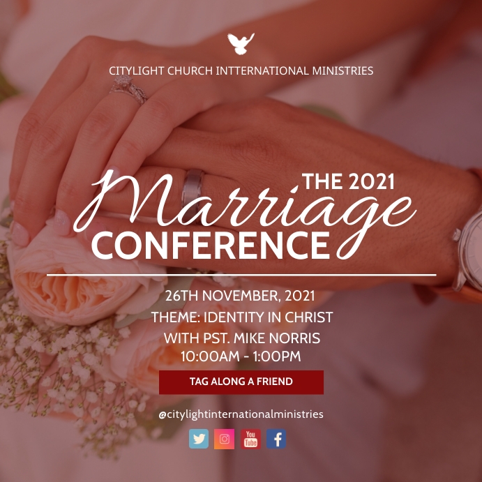 marriage conference poster Template | PosterMyWall