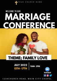 Marriage conference flyer Template | PosterMyWall