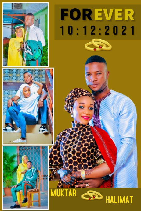 MARRIAGE Template | PosterMyWall
