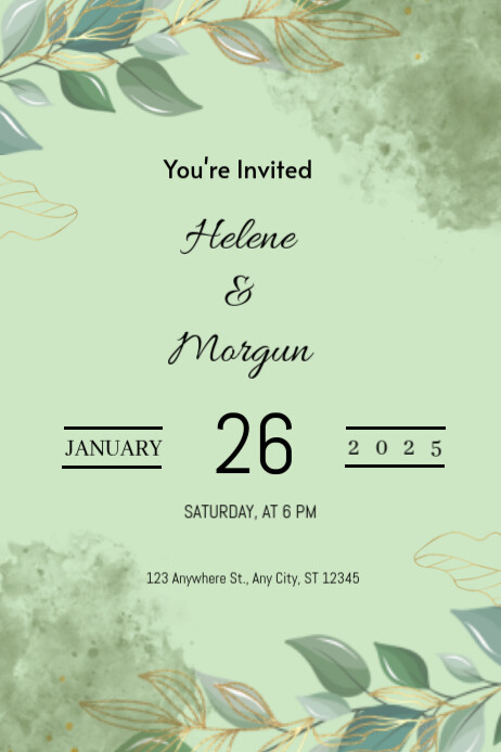 marriage invitation card design Template | PosterMyWall