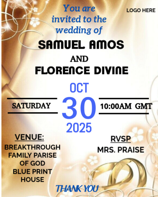 Marriage invitation Template | PosterMyWall