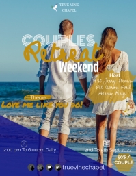 Couples Retreat Flyer Template | PosterMyWall