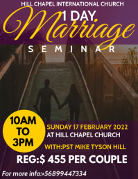 marriage seminar flyer poster Template | PosterMyWall