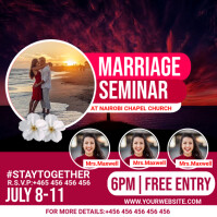 MARRIAGE SEMINAR POSTER Template | PosterMyWall