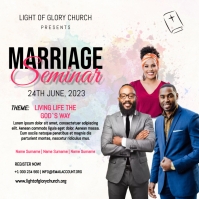 MARRIAGE CONFERENCE POSTER Template | PosterMyWall