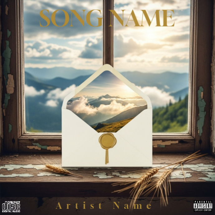 Marron Album Cover Pochette d'album Template | PosterMyWall