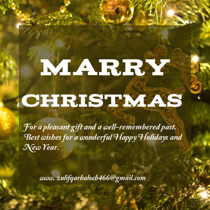 Marry Christmas Template | PosterMyWall
