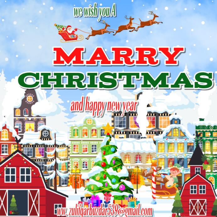 Marry Christmas Template | PosterMyWall