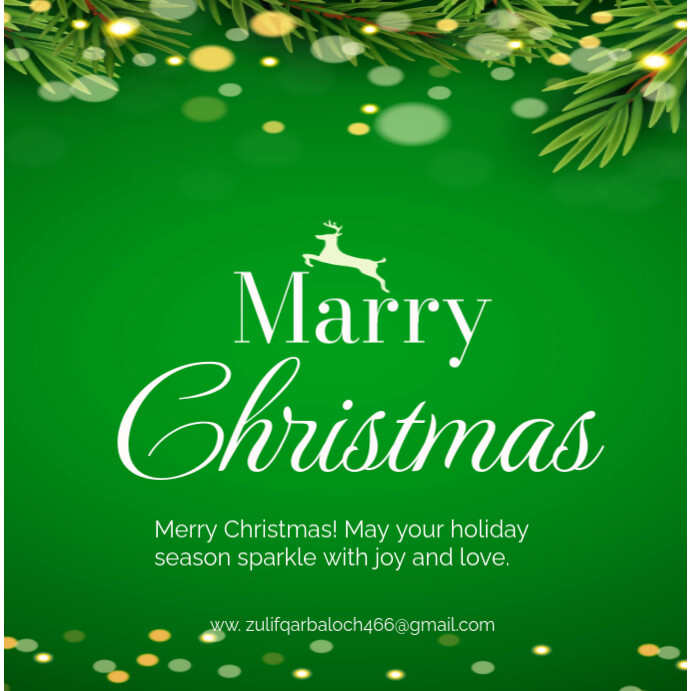 Marry Christmas Template | PosterMyWall
