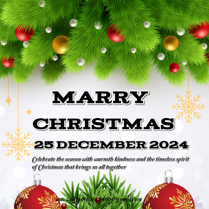 Marry Christmas Template | PosterMyWall