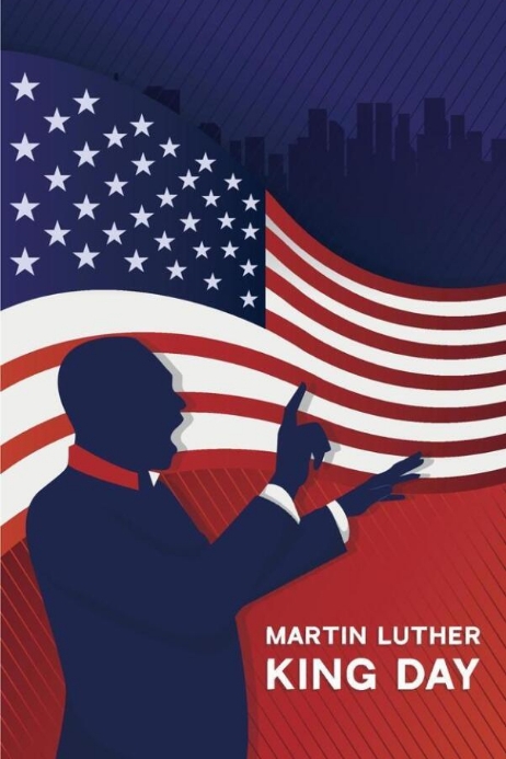 Martin Luther King Jr MLK day template design | PosterMyWall