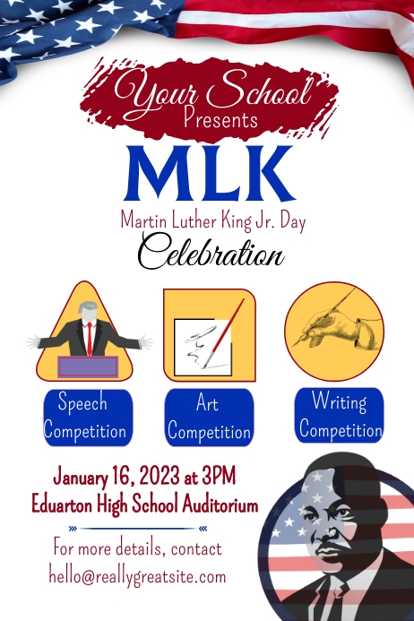 martin luther day flyer,mlk day activities(1) Template | PosterMyWall