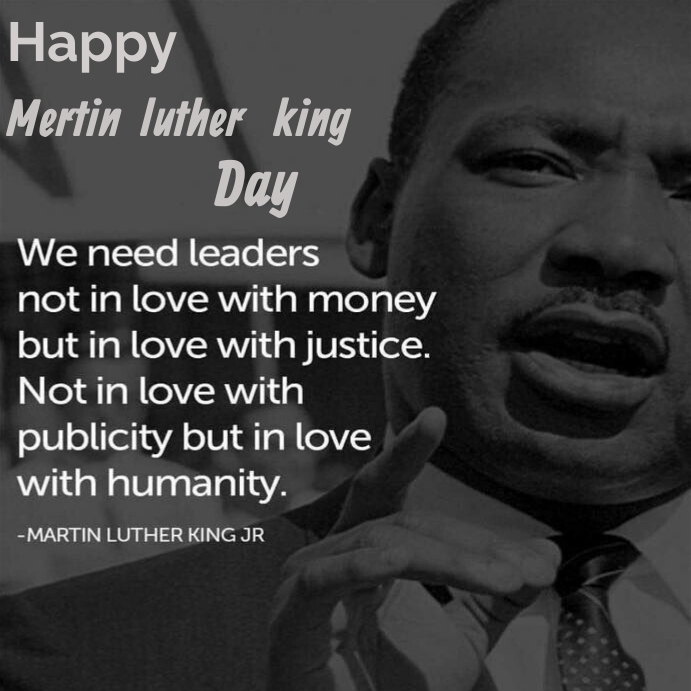 Martin luther day instagram post Template | PosterMyWall