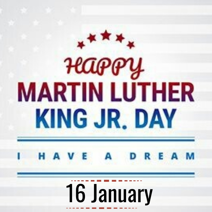 Martin luther day instagram post Template | PosterMyWall