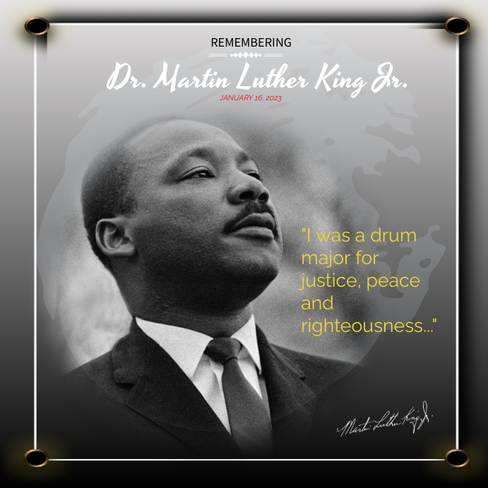 Martin Luther Instagram Post 2 Templat | PosterMyWall