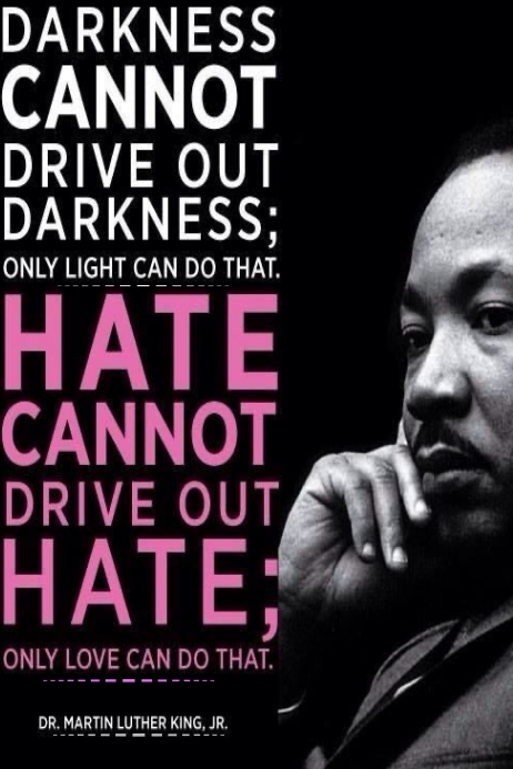 Martin Luther king day black history poster Template | PosterMyWall