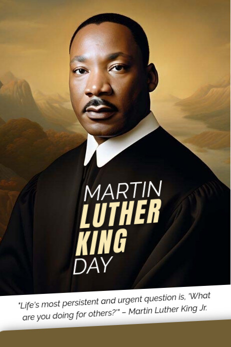 Martin Luther king day Template | PosterMyWall