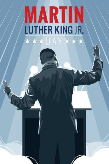 Martin Luther king day Template | PosterMyWall