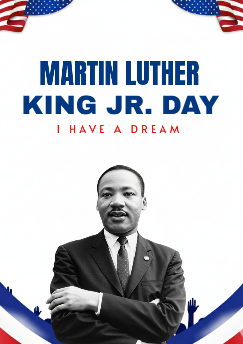 Martin Luther King Day Template | PosterMyWall