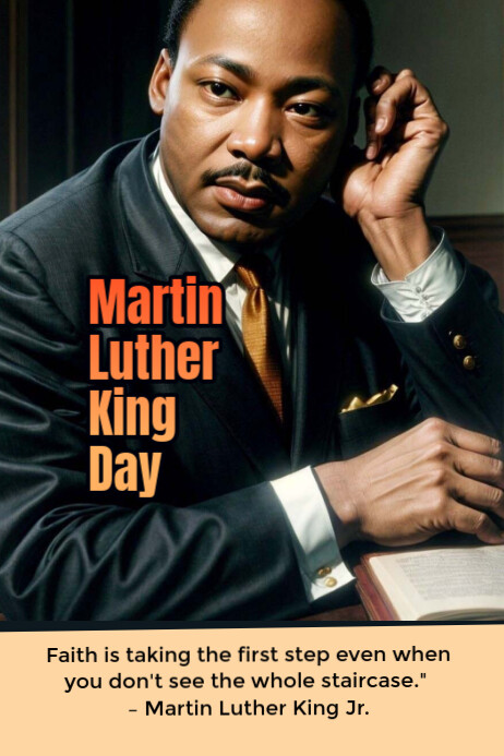 Martin Luther king day Template | PosterMyWall
