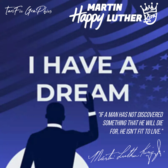 martin luther king day Template | PosterMyWall