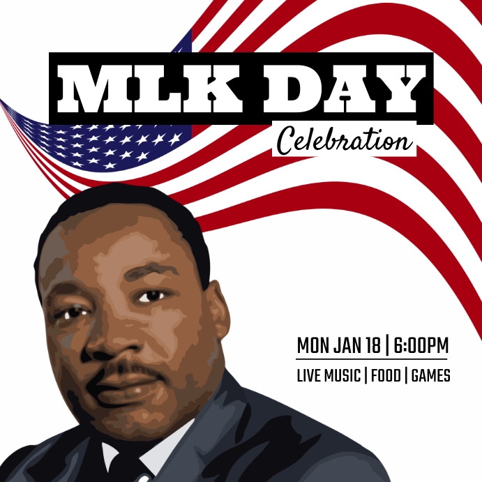 Martin Luther King Day Event Invitations Template | PosterMyWall