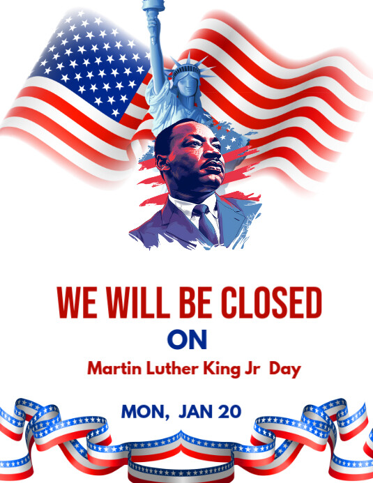 martin Luther king day flyer Template | PosterMyWall