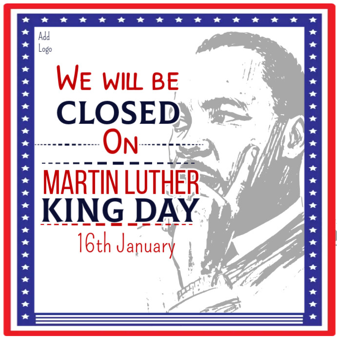 Copy of martin luther king day instagram post,mlk day | PosterMyWall