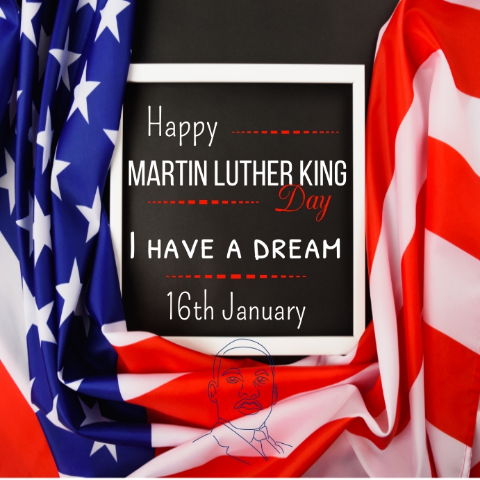 Copy of martin luther king day post, mlk day (1) | PosterMyWall