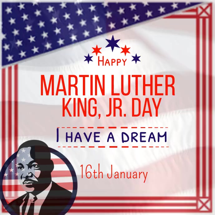 Copy of martin luther king day post, mlk day (1) | PosterMyWall