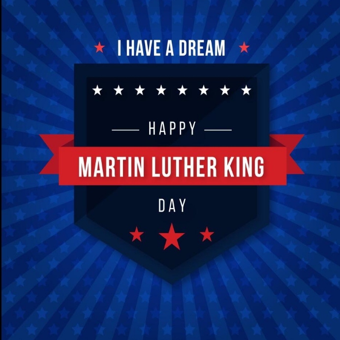 Martin Luther king day poster design template | PosterMyWall