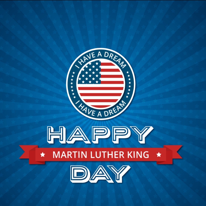 Martin Luther king day poster design template | PosterMyWall