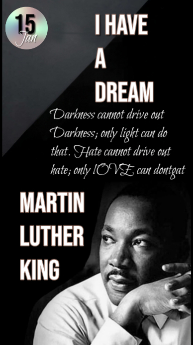 Martin Luther King design template | PosterMyWall