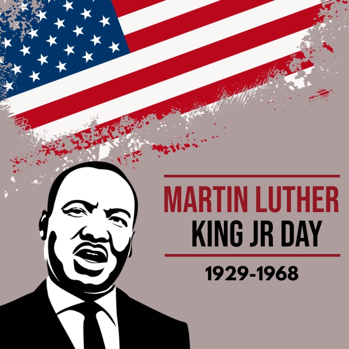 Plantilla de Martin Luther King Jr, Folleto Del Día de Mlk | PosterMyWall