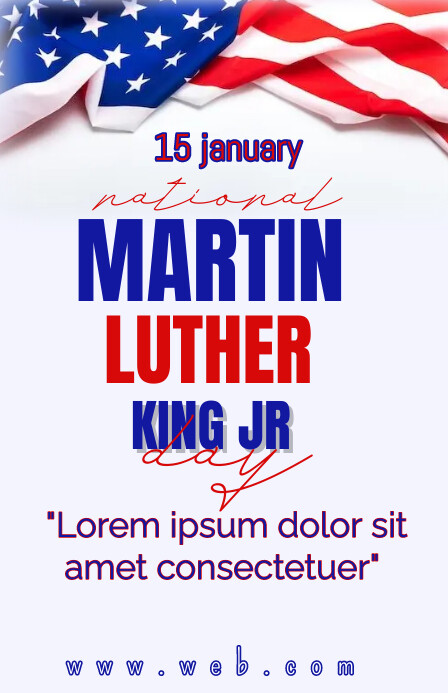 Martin Luther king Jr day (1) Template | PosterMyWall