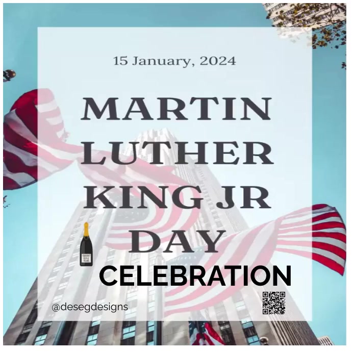 Martin Luther King Jr Day Celebration Template | PosterMyWall