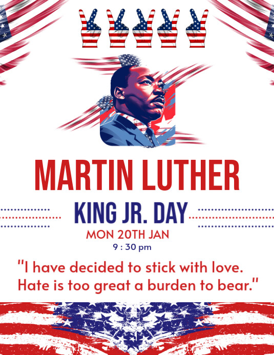 martin luther king jr day Template | PosterMyWall