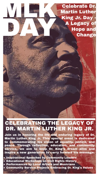 Martin Luther King Jr Day Event flyer (1) Template | PosterMyWall
