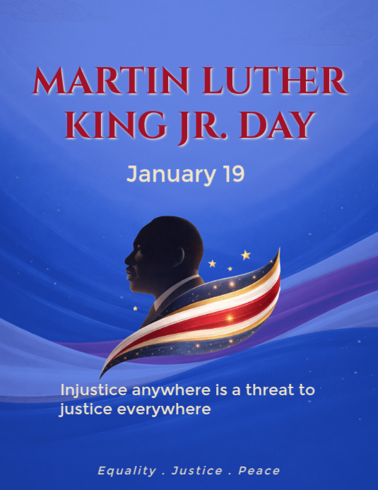 Plantilla de Martin Luther king Jr day flyer | PosterMyWall